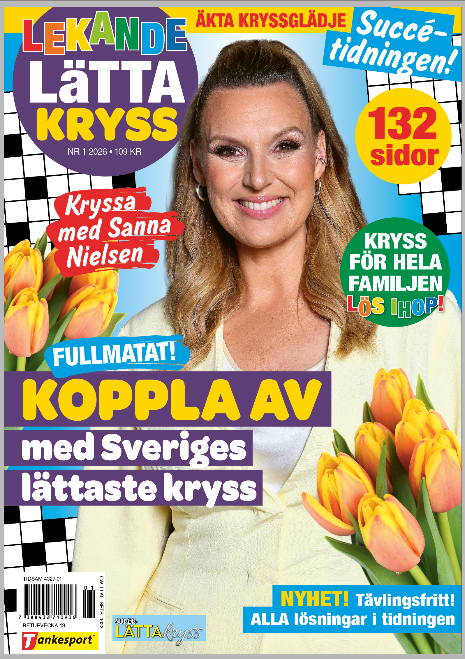 TANKESPORT - Lekande Lätta kryss nr 2601 | Korsord